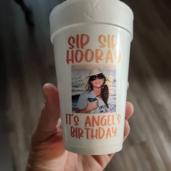 Custom Styrofoam Cups - Etsy