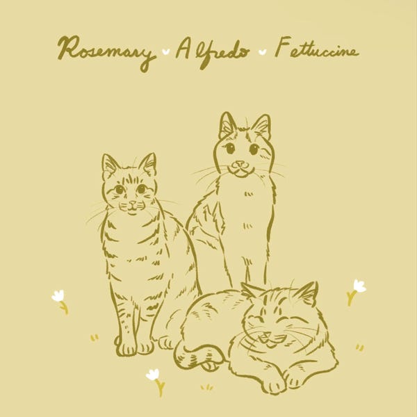 Custom Funky Pet Portrait, Cute Digital Cat Poster, Colorful Dog ...