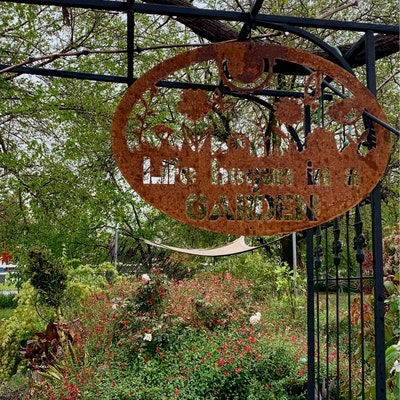 Heart With Dog Paw Garden Stake, Metal Garden Sign, Custom Garden Sign ...