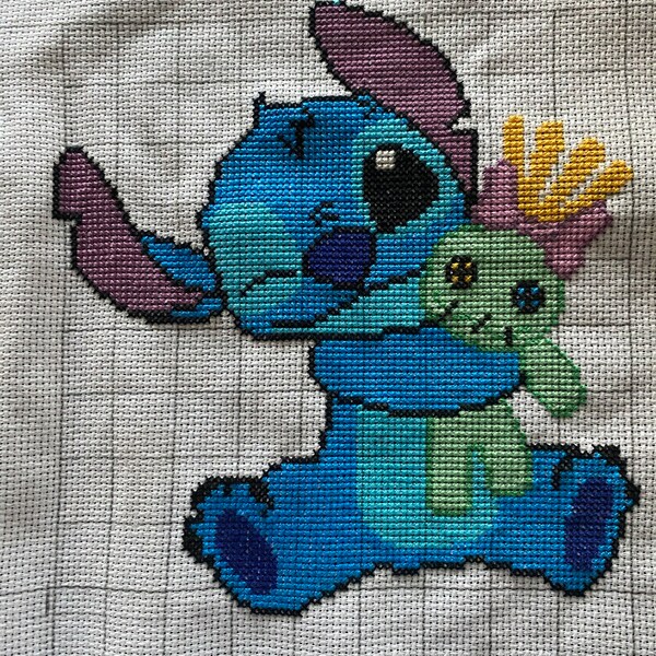 Stitch and Doll Cross Stitch Pattern Embroidery Pattern Instant ...