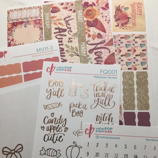 Weekly Sticker Kit, Weekly Stickers, Full Weekly Kit twilight Quartz ...