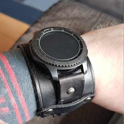 Wide Watch Strap Made to Order. Full Grain Veg Tan Leather - Etsy UK