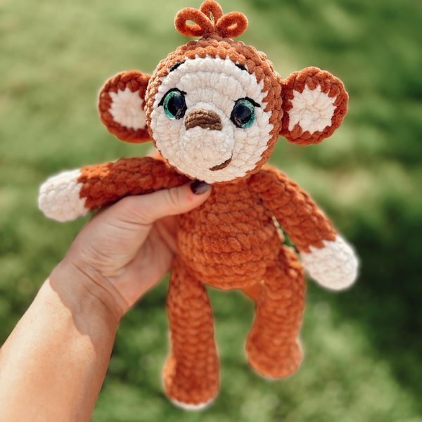 Crochet Pattern Monkey - Amigurumi Monkey Pattern PDF Tutorial ...