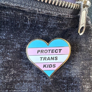 Protect Trans Youth Hard Enamel Pin - Etsy