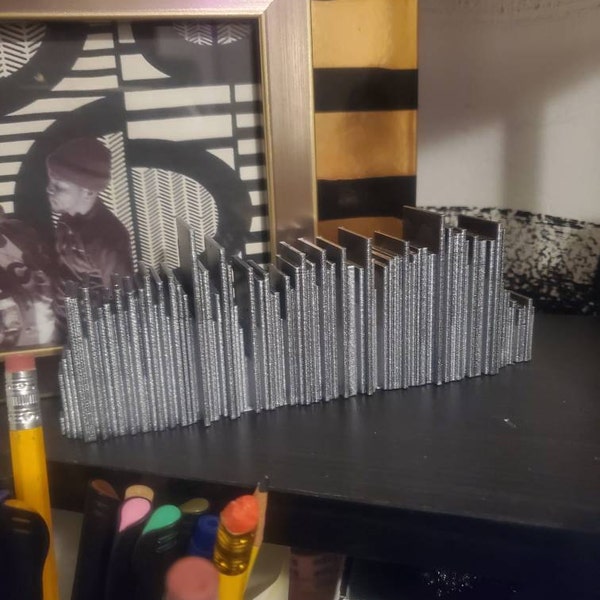 Custom Personalized Sound Wave Sculpture Sound Art 3D Printed - Etsy
