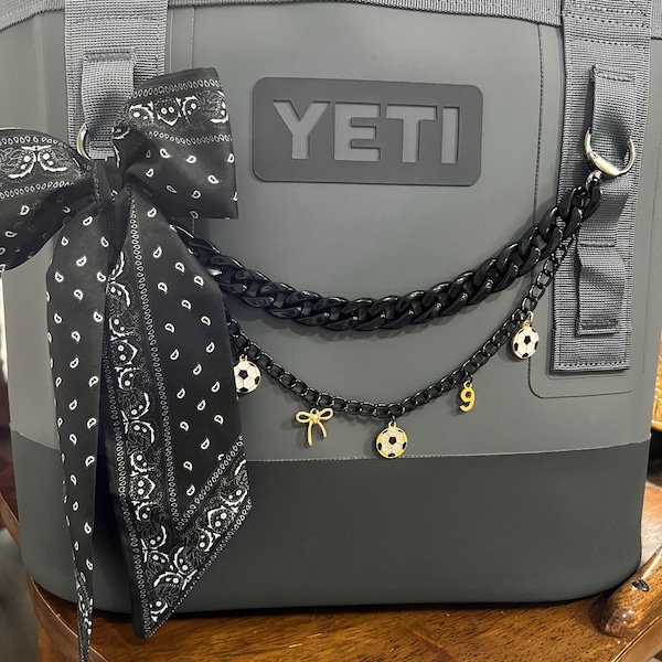 Sports Double Chain Bag Accessory 10” 12” 14” 16” Acrylic Purse Tote ...