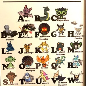 Cute Chibi Cryptid Stickers cut stickers vinyl weatherproof | Etsy