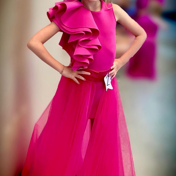 Red White Blue Wear With Cape Pageant Fun Fashion Girls Patriotic ...