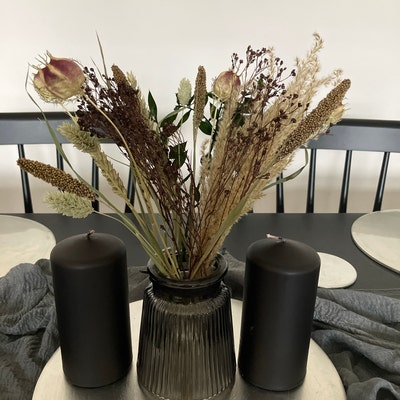 Nancy Bright Autumn Dried Flower Bouquet Colourful Dried Flowers Autumn ...