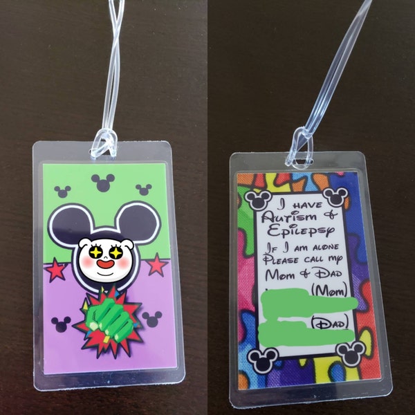 Disney Luggage Tag - Great Fish Extender Gift - Mickey Mouse Tags ...