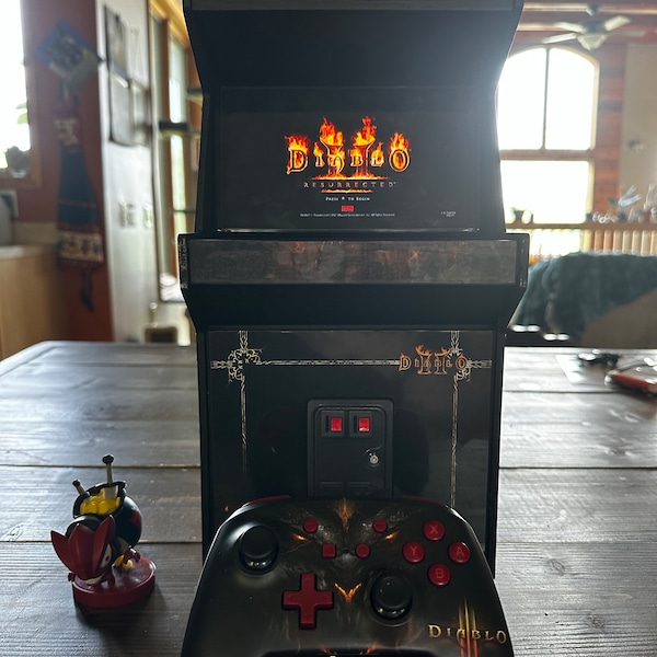 Nintendo Switch Stand Retro Arcade Cabinet With Storage for Original ...