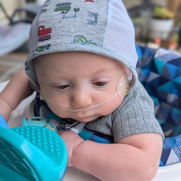 All Mesh Baby Pilot Hat, Giddy Baby Hat, Hat With Ties or Snaps ...