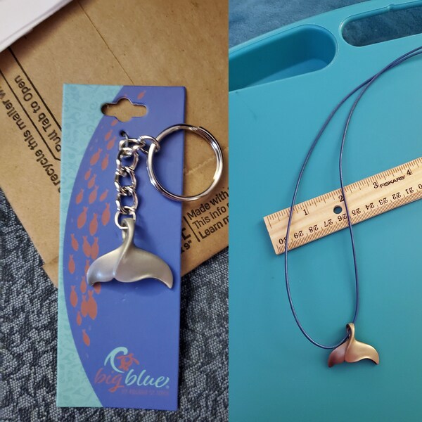 Whale Tail Keychain for Men and Women - Whale Tail Charm, Gift for ...