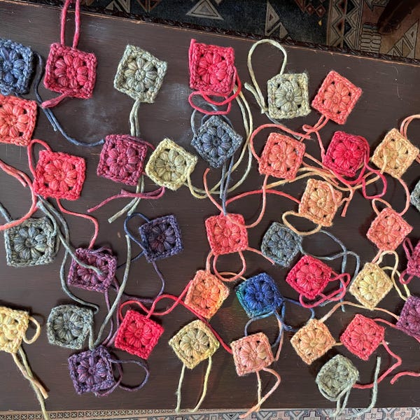 CROCHET PATTERN - Square Scramble - Crochet Blanket Pattern, Baby Throw ...