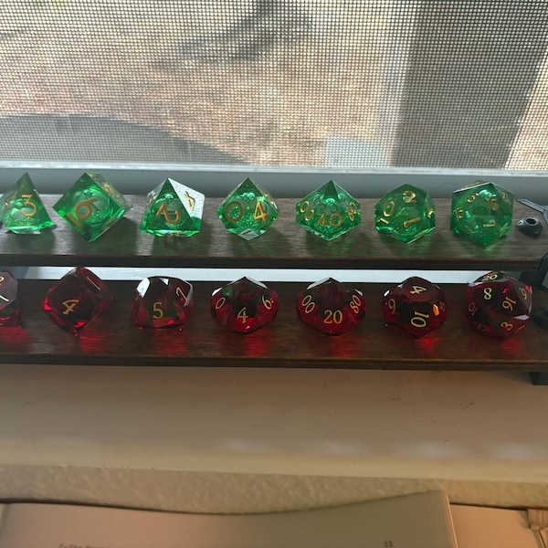 Handcrafted Wooden Dice Display Stand | Minimalist Tabletop Holder for ...