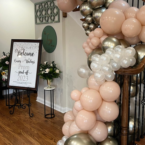 Prom Send off Party Sign, Prom Send-off Welcome Sign, Prom 2025 Sign ...