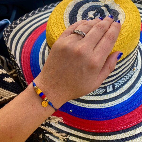 Colombia Bracelet, Teams Soccer Bracelet, Venezuela , Bracelet Stacking ...