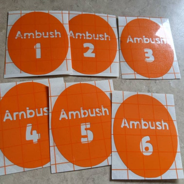 Number Vinyl Floor Decals for the Classroom - Etsy