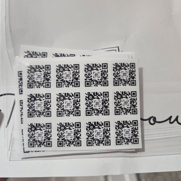 Waterproof, QR Code Stickers, Sticker Packs, QR Codes, QR Codes ...