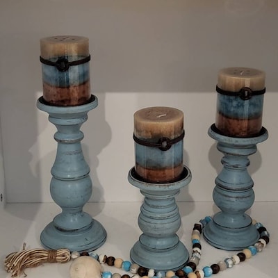 Chunky Rustic Wood Mittens CHRISTMAS ORNAMENTS Pair White Red - Etsy