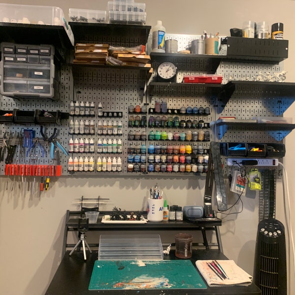 Hobby Storage - Citadel Games Workshop Paint Racks Holders for Peg ...