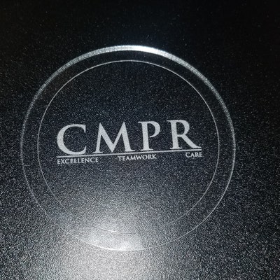 Company Logo Engraved Coasters, Logo Engraving, Company Coasters ...