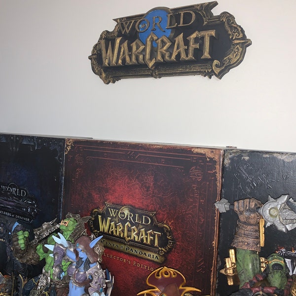 World of Warcraft Logo Desktop/wall Decor, World of Warcraft Gift ...