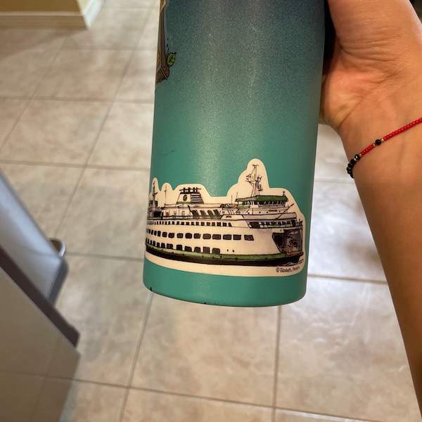 Ferry Sticker Washington State Ferries Ferry Boat Seattle San Juan ...