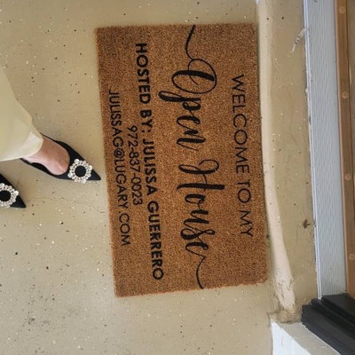 Welcome to the Peep Show Funny Chicken Farm Doormat - Etsy