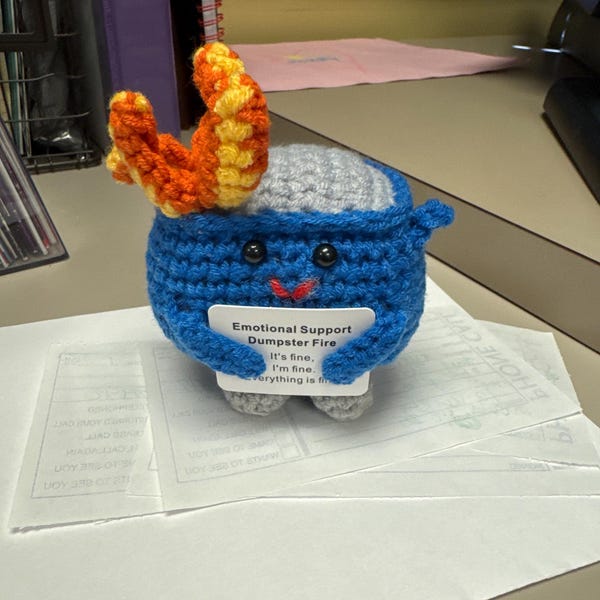 Handmade Crochet Pickle With Chill Pills-emotional Support-crochet ...