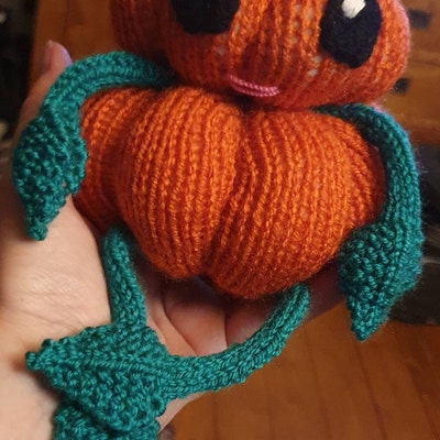 Pumpkin Doll Decoration, Toy, Knitting Pattern Instant Download - Etsy
