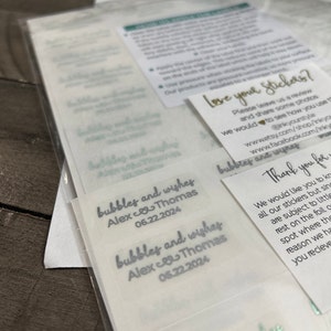 Personalized Real Foil Wedding Tic Tac® Labels/wedding Favor Labels/tic ...