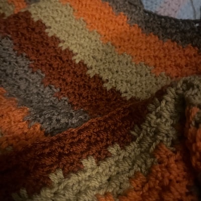 Crochet Fall Foliage Afghan PATTERN ONLY Autumn Themed Throw Blanket ...