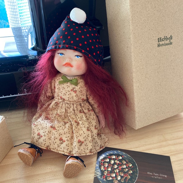 Handmade Grumpy Mermaid Doll - Etsy