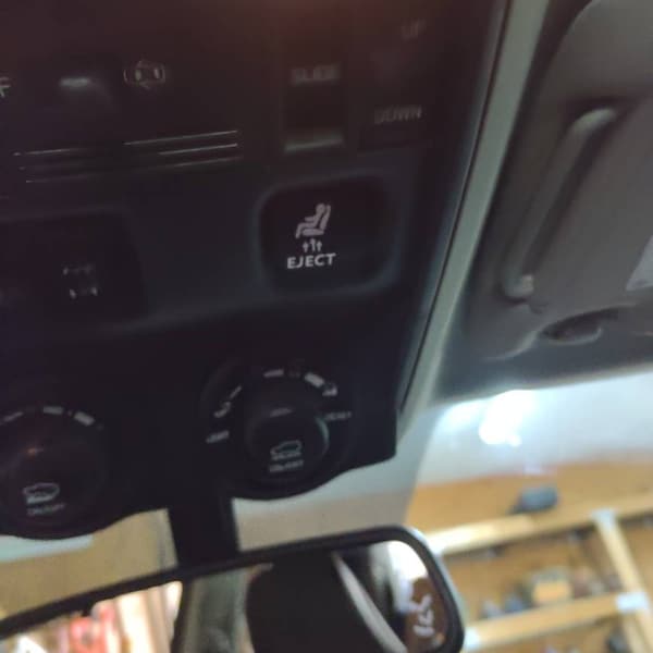 Eject Blank Button Decal for Car | Blank Button Car Sticker | Eject ...