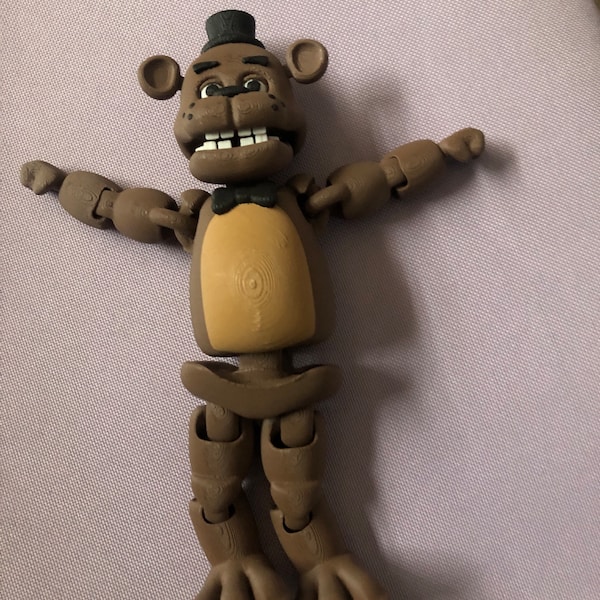 Freddy Fazbear - FNAF - Full Color Articulating Action Figure, Five ...