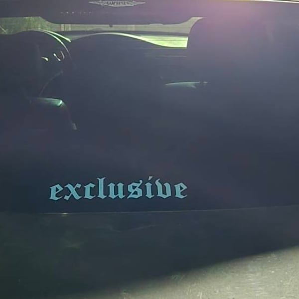 Ghosted Decal Banner Windshield Window Sticker Vinyl Car Decal Gifts ...