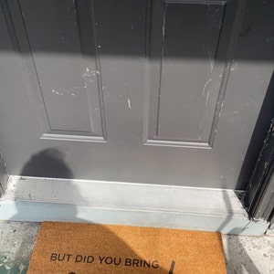 Mean Girls Quote Welcome Doormat She Doesn't Even Go - Etsy