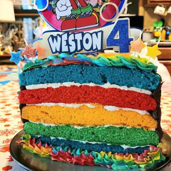 Knuckles Cake Topper, Sonic Cake Topper, Sonic Happy Birthday, Sonic ...