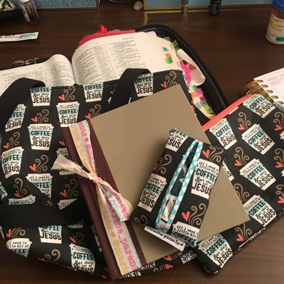 Dotted Succulent Bible Bag - Etsy