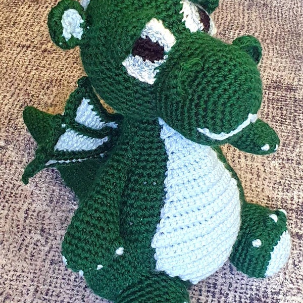 Crochet Pattern - Drake the Dragon - Amigurumi - Etsy