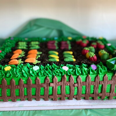 Vegetable Cake Topper Veggie Cupcake Toppers Garden Party Fondant ...