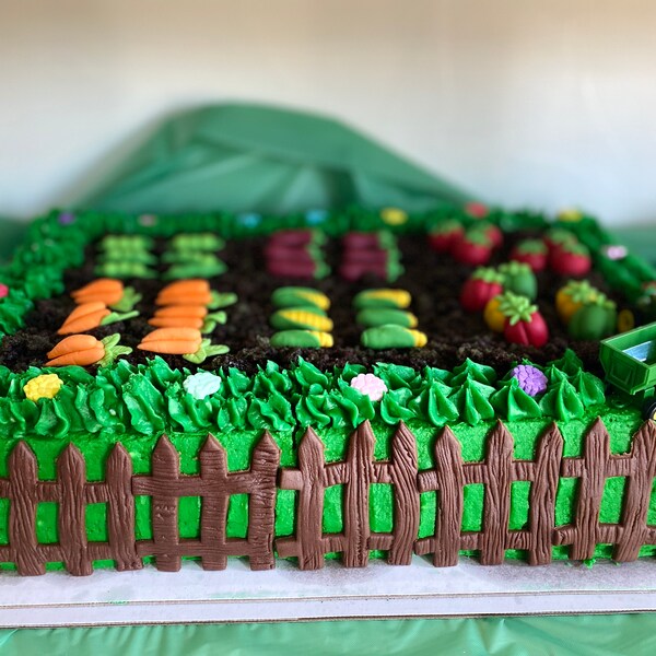 Vegetable Cake Topper - Veggie Cupcake Toppers - Garden Party - Fondant ...