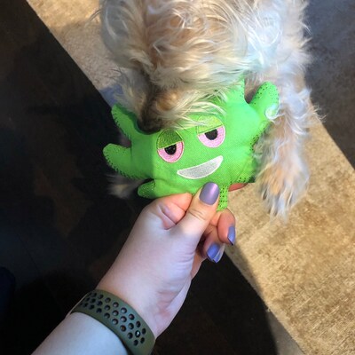 Dooby's weed Leaf Emoji Hemp Dog Toy - Etsy
