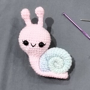 PATTERN: Sally the Snail Crochet Snail Pattern Amigurumi Snail Pattern ...