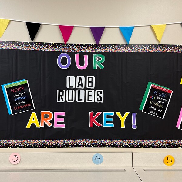 Teachers School Bulletin Board Cutouts DIY Kit "boast Board" | Back to ...