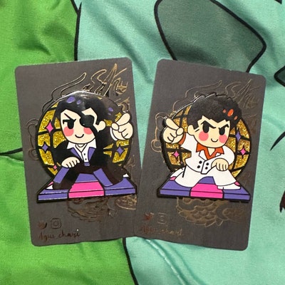 Yakuza Tattoo Enamel Pins: Kiryu Majima & Ichiban - Etsy