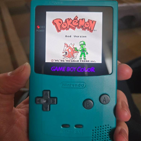 Clear Black Gameboy Color Console OLED Touch Screen GBC Game Boy - Etsy
