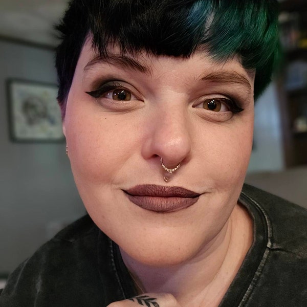 Gold Spike Labret for Conch, Medusa, Helix, Monroe, Flat and Cartilage ...