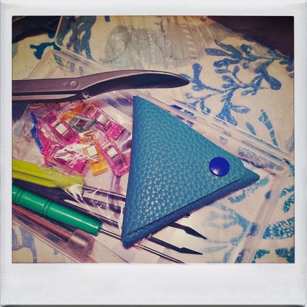 Leather Triangle Coin Pouch Pattern: PDF, SVG, DXF (laser Cut) - Etsy